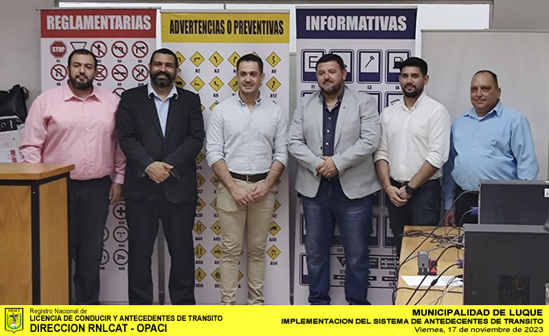 Municipalidad de Luque, Habilitado para el uso del Sistema de ...
