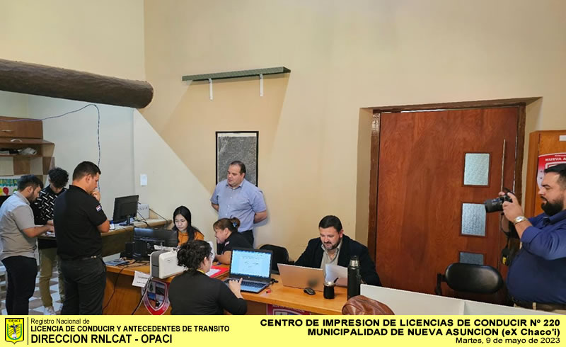 Municipalidad de NUEVA ASUNCION ex Chaco’i, habilita el REGISTRO UNICO ...
