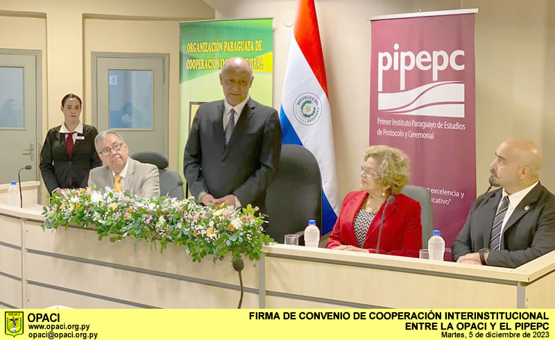 Firma de Convenio de Cooperación Interinstitucional - OPACI