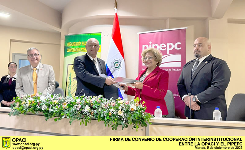 Firma de Convenio de Cooperación Interinstitucional - OPACI