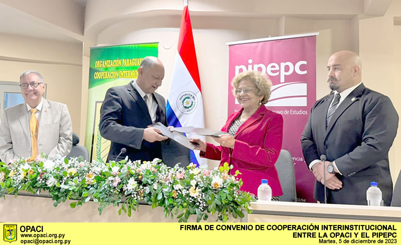 Firma de Convenio de Cooperación Interinstitucional - OPACI