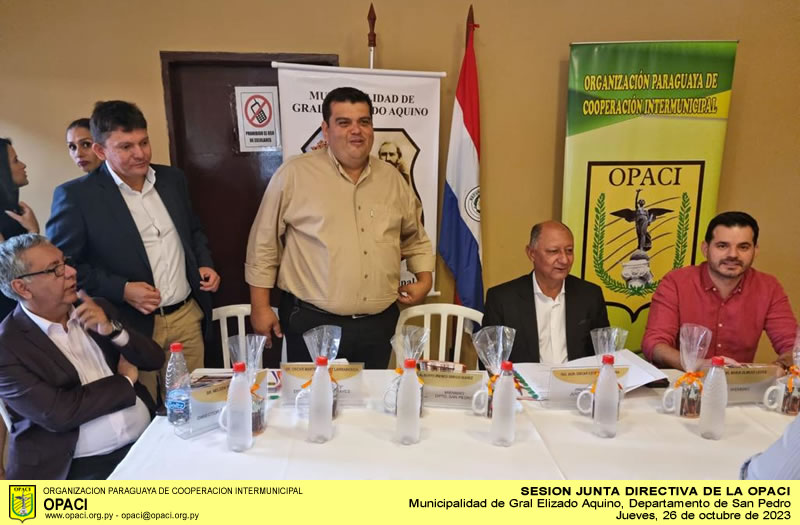 Sesión Junta Directiva de la OPACI - OPACI